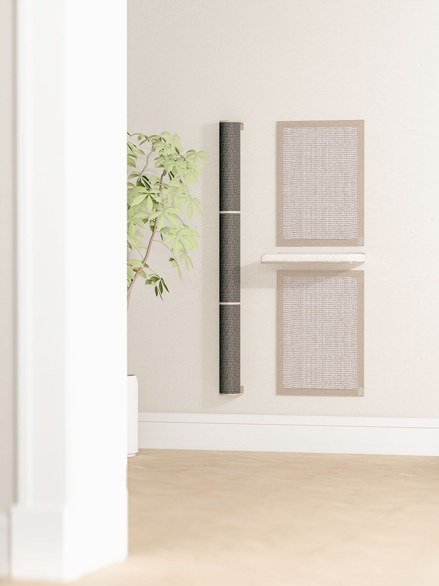 WandKratzbaum – Combiset 8 - Old Grey - design - Petrebels