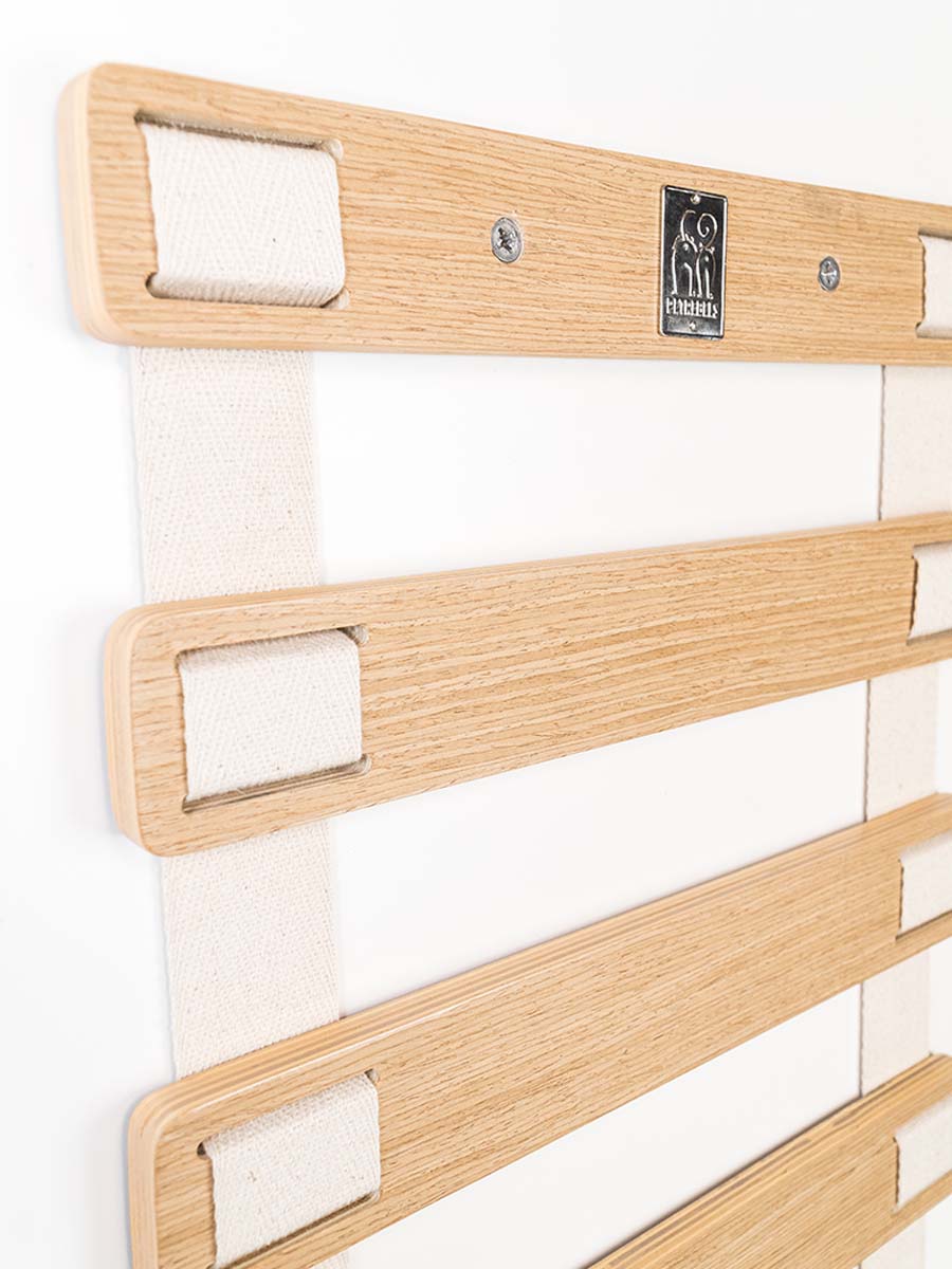 Cat Shelves Ladder 91 - Rusty Oak - wall mounting - design - Petrebels