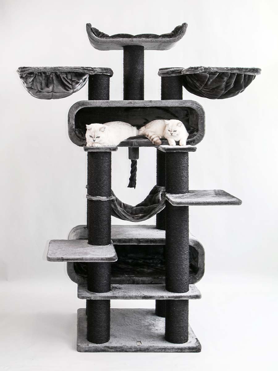 Cat tree Route 210 - Pepper - 15cm Post - XXL - for multiple cats ...