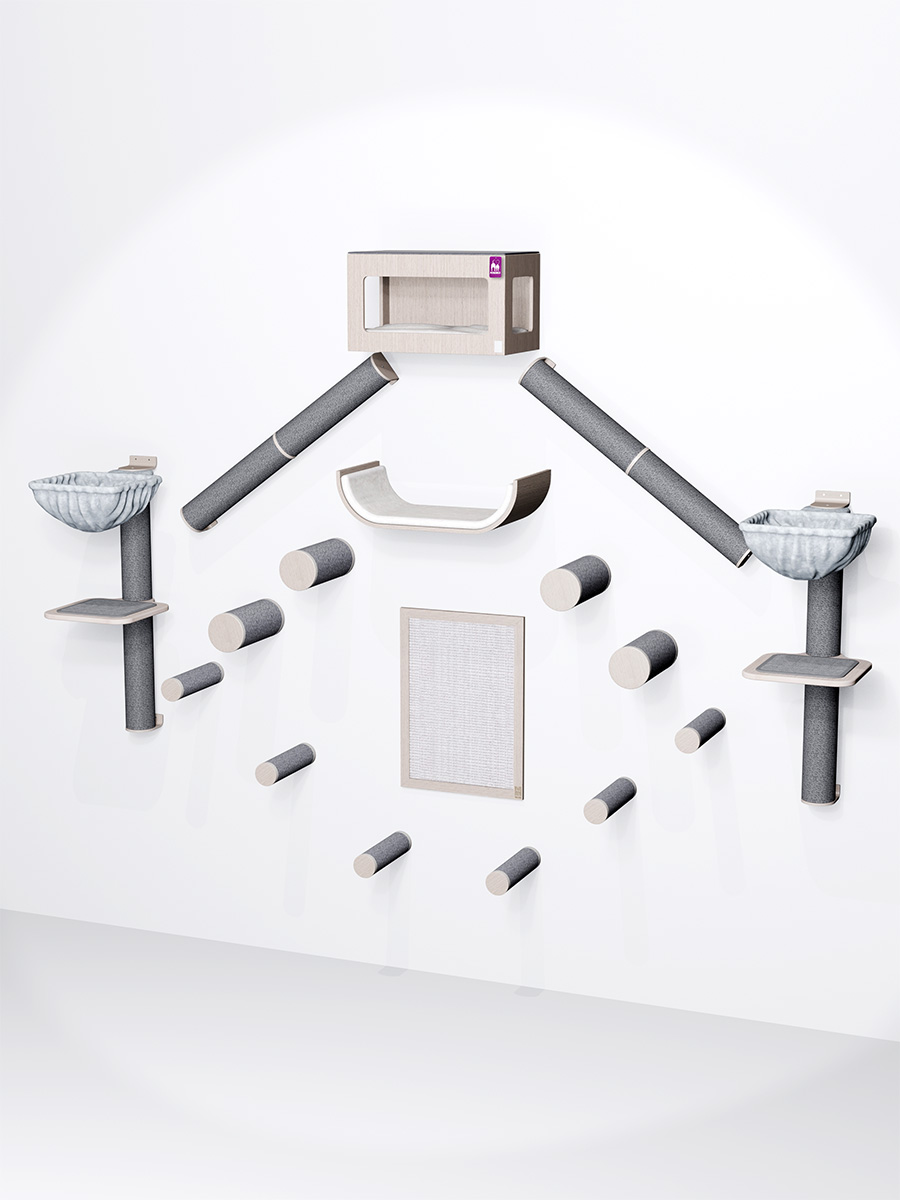 Cat Shelves – Combiset 6 - Petrebels