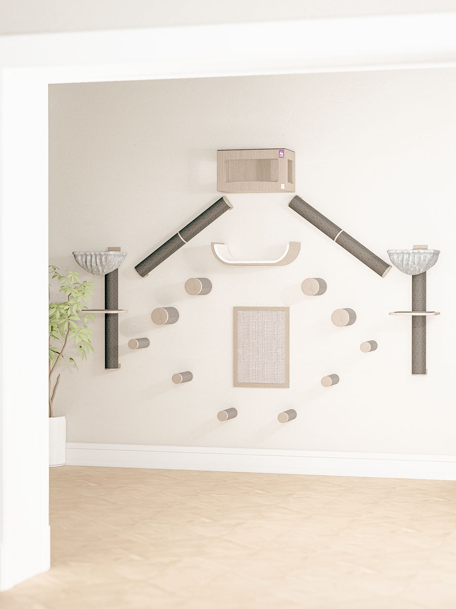 Cat Shelves – Combiset 6 - Petrebels