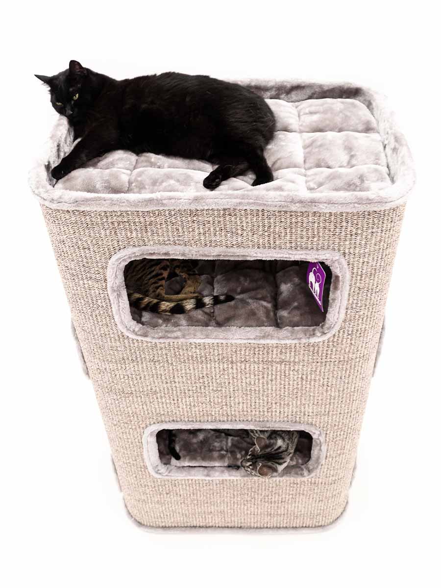 Scratching barrel Vault 118 - Cappuccino - XXL - stable - Petrebels