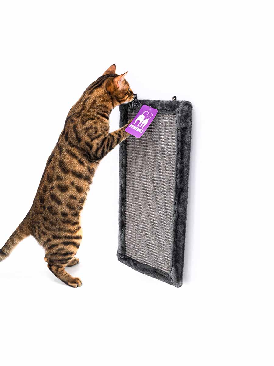 Griffoir Scratch Corner 57 - Grise - tapis en sisal extra fort - Petrebels