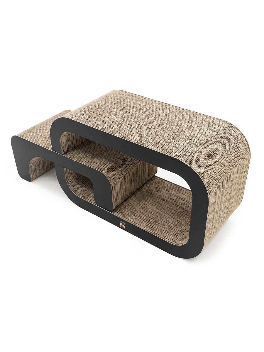 Krabkarton kat Max 55 - Black - Recycled karton - 100% natuurlijk ...